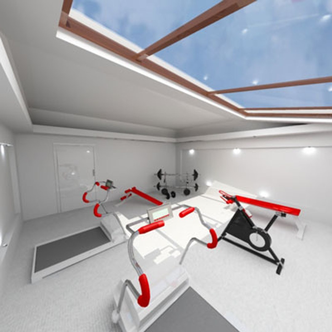 3d fit gym model