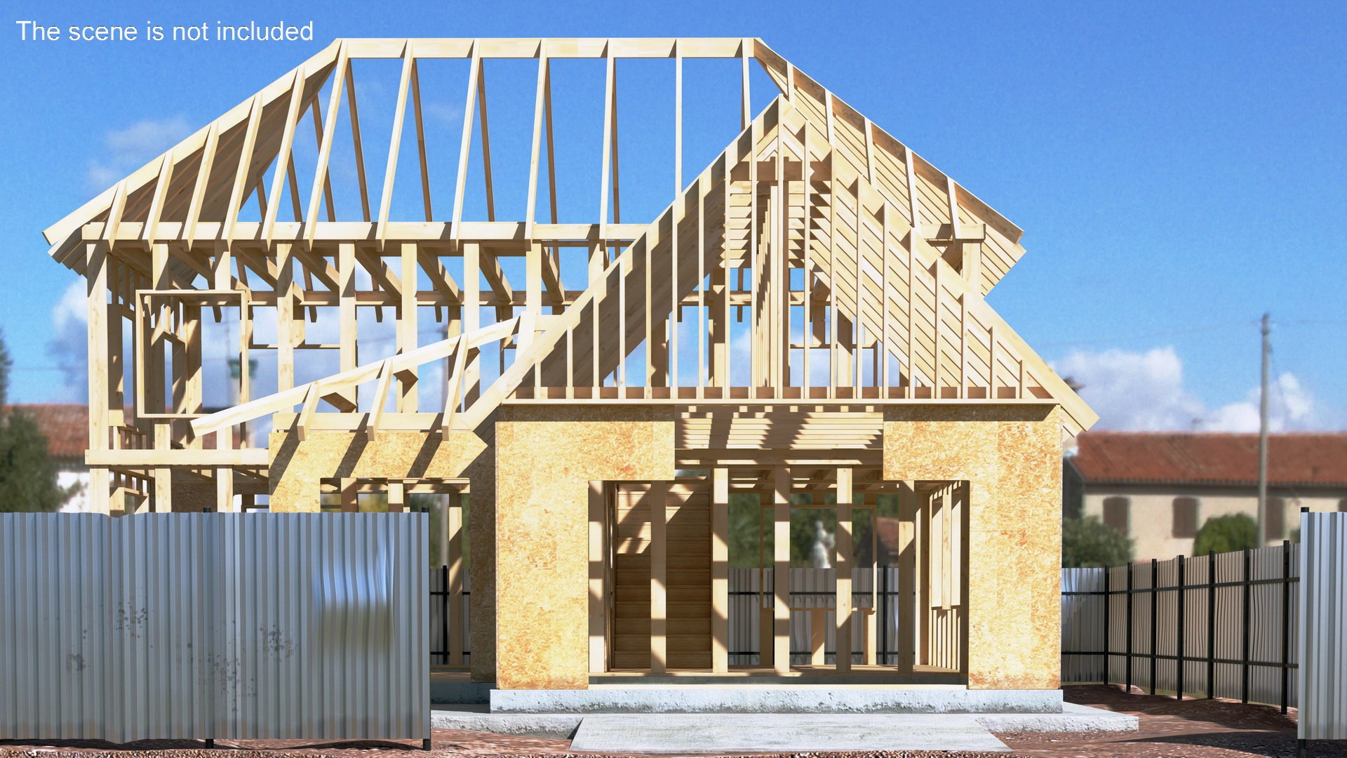 3D Framed House Construction - TurboSquid 2264695