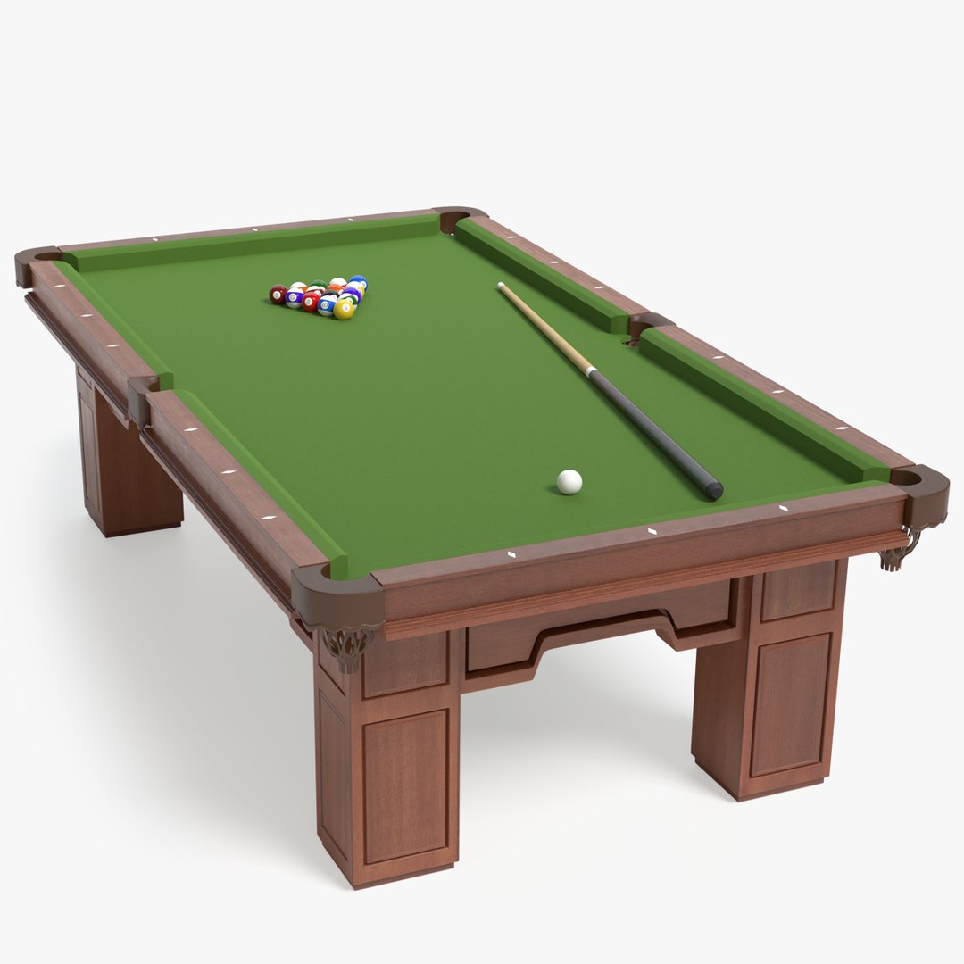 3D Model Pool Table - TurboSquid 1516389