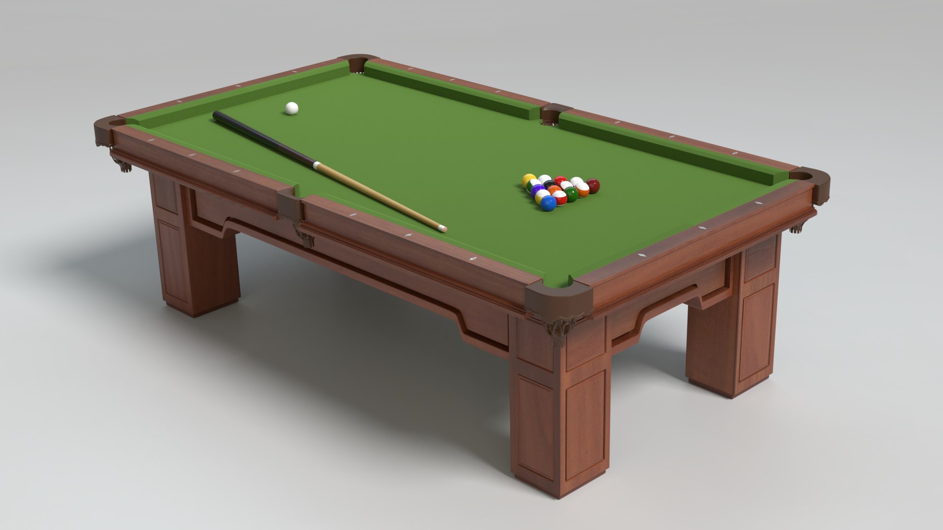 3D Model Pool Table - TurboSquid 1516389