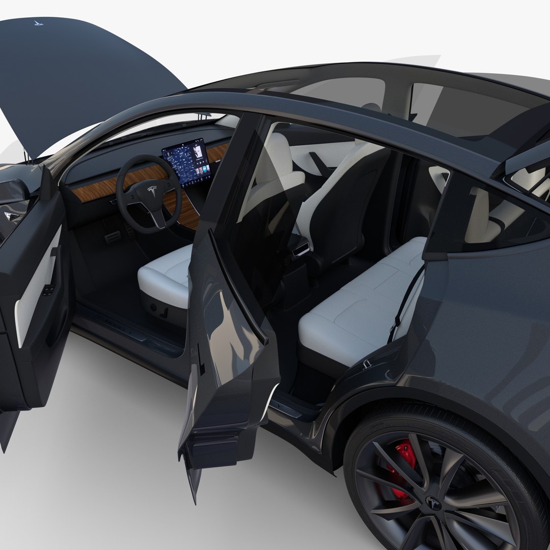 3D tesla y interior - TurboSquid 1591857