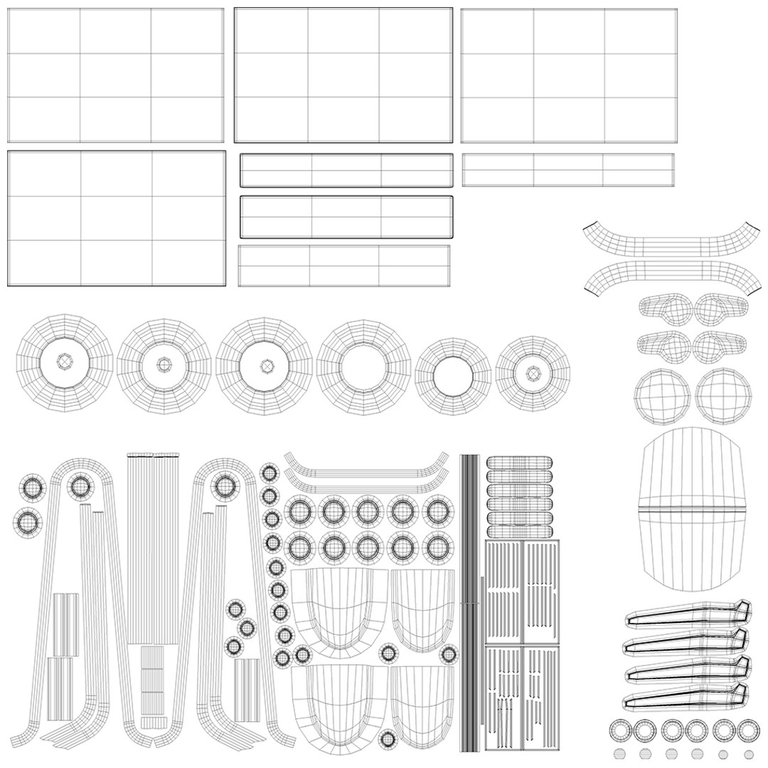 3D Model Airport Trolley 01 - TurboSquid 2314757