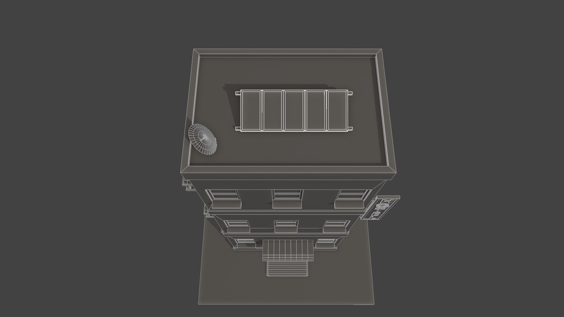 3D Low Poly Hotel - TurboSquid 2312307