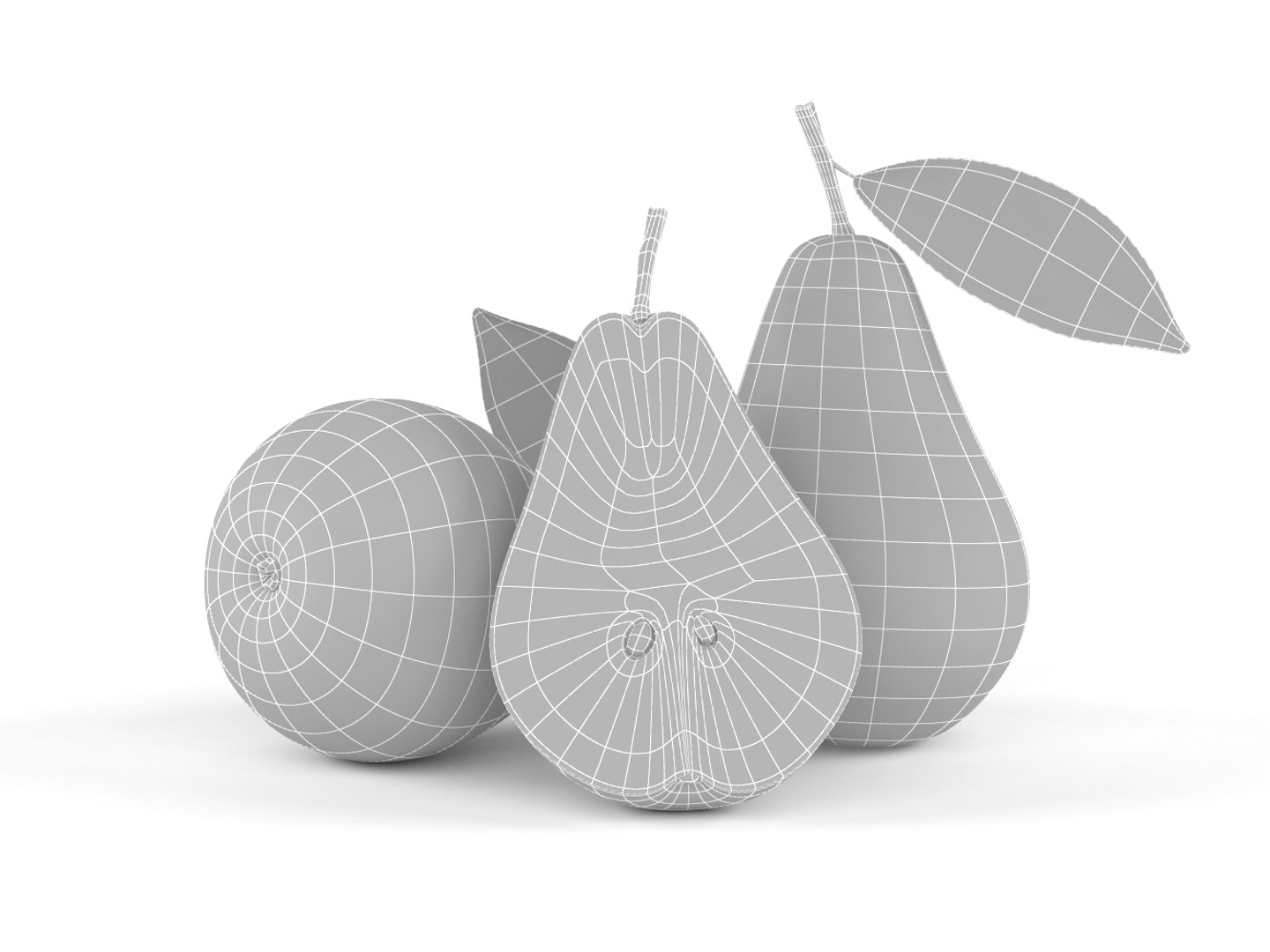 Pears 3D Model - TurboSquid 1550995