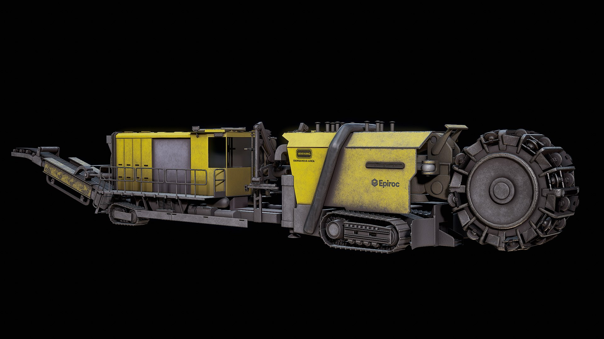 Mobile Miner Epiroc 40V Underground Edition PBR 3D Model - TurboSquid ...