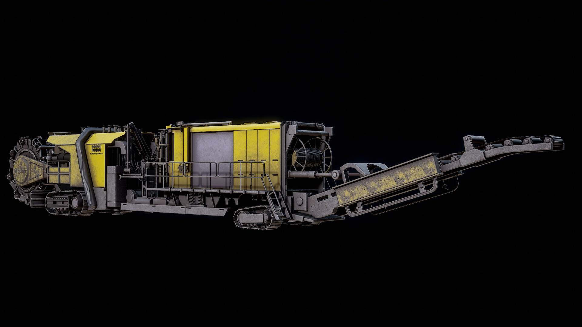 Mobile Miner Epiroc 40V Underground Edition PBR 3D Model - TurboSquid ...