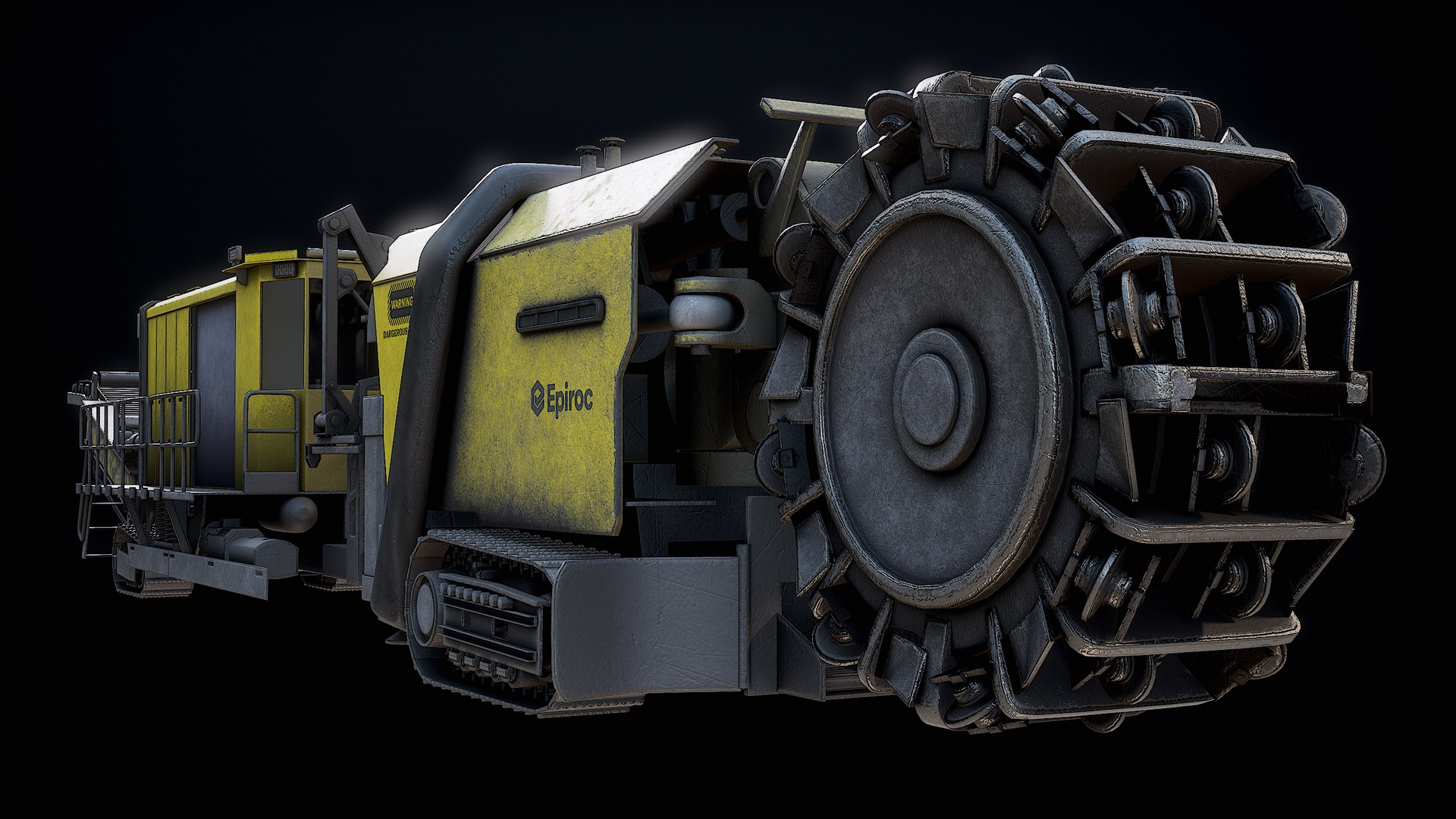 Mobile Miner Epiroc 40V Underground Edition PBR 3D Model - TurboSquid ...