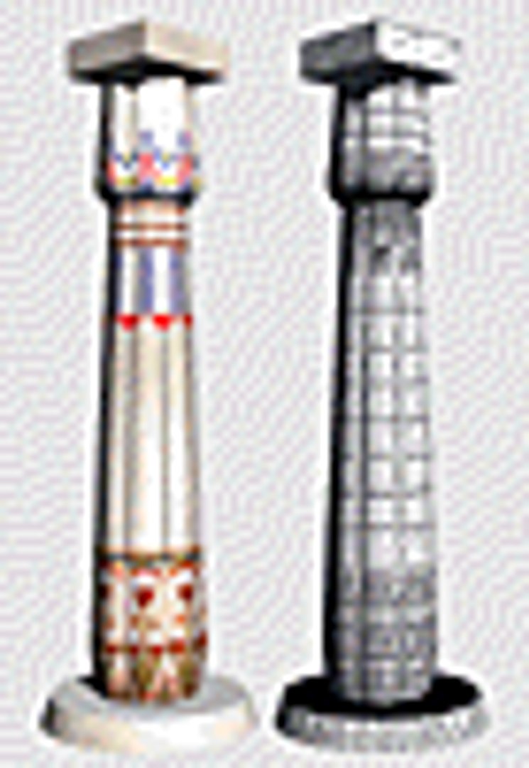 Egyptian Column 3d Model