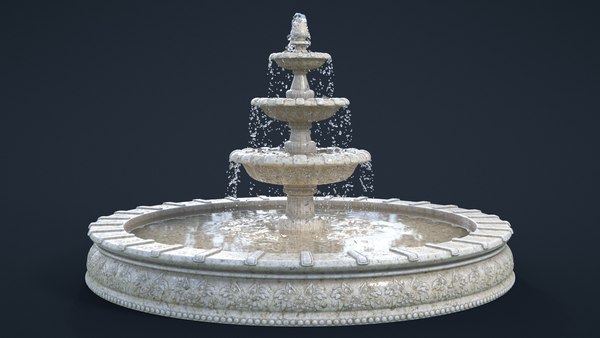 modelo 3d Fuente animada - TurboSquid 2087650