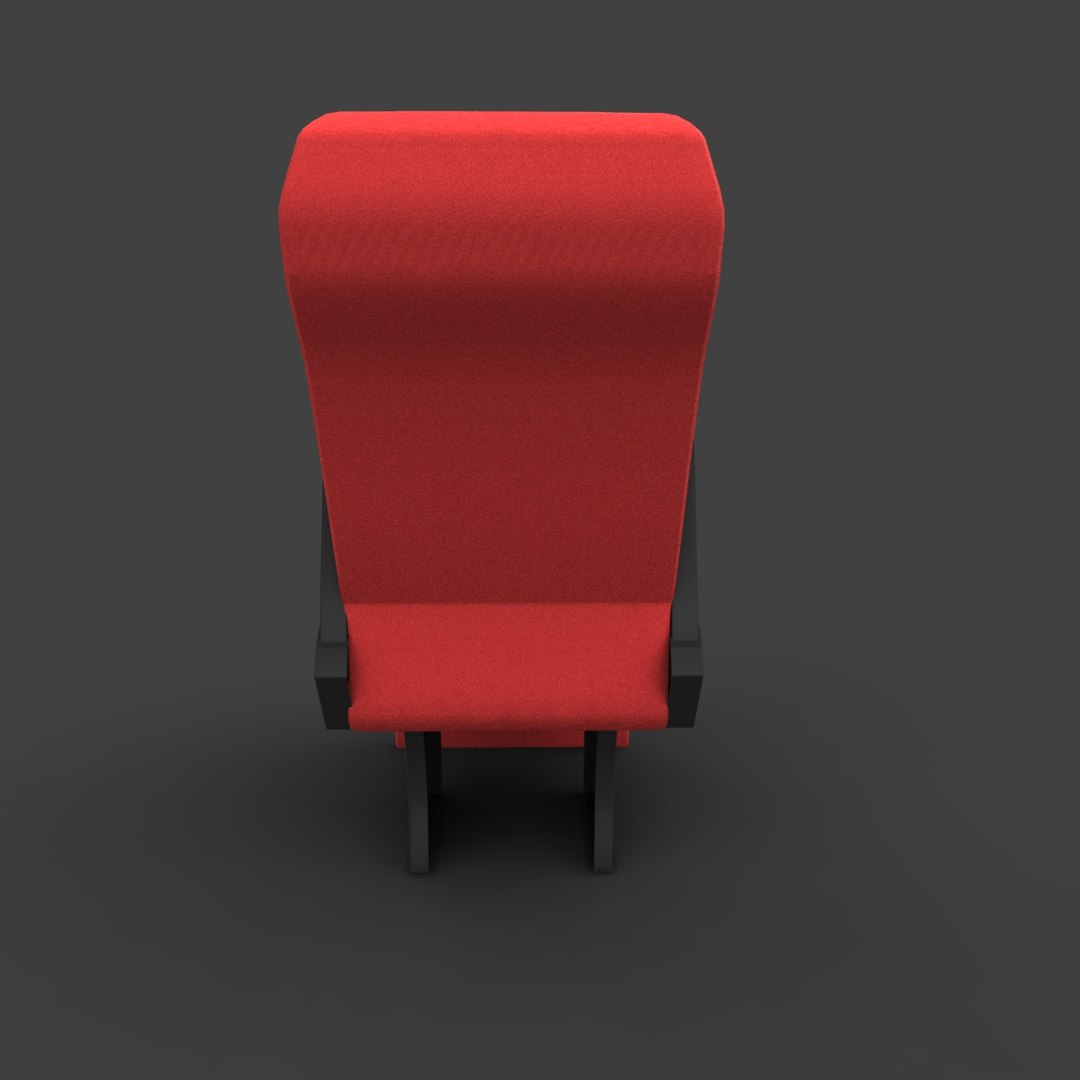 3d Model Luxury Coach Seat