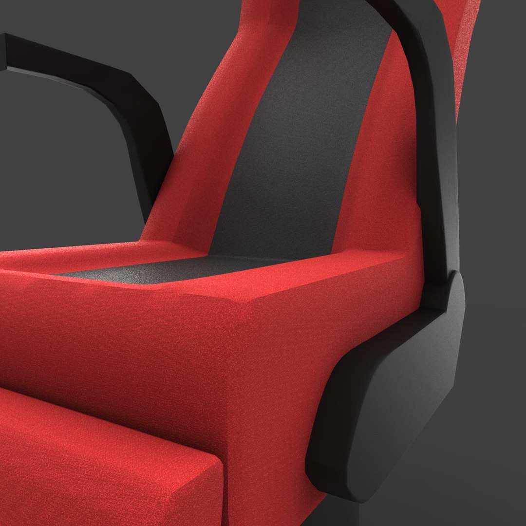 3d Model Luxury Coach Seat