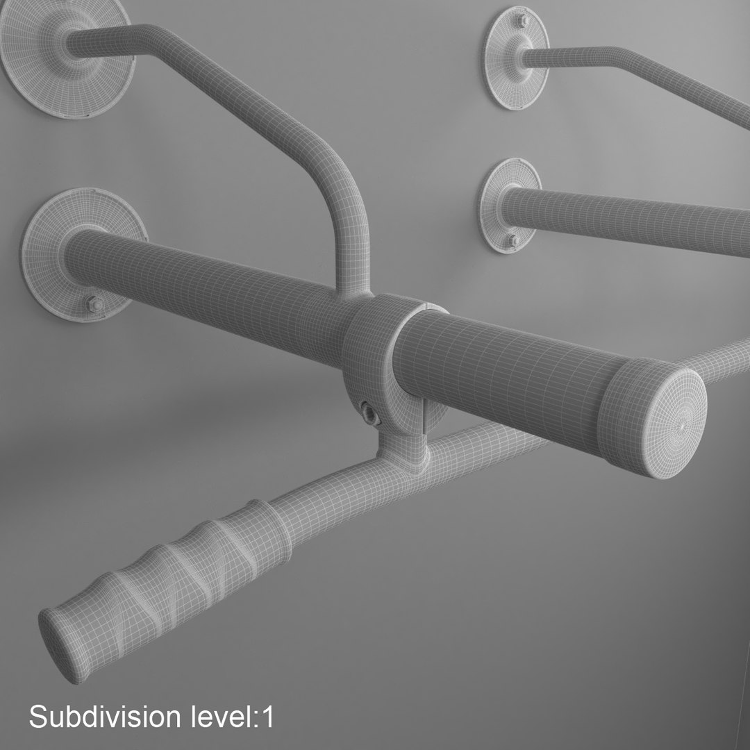 Horizontal Bar 3D - TurboSquid 1193712