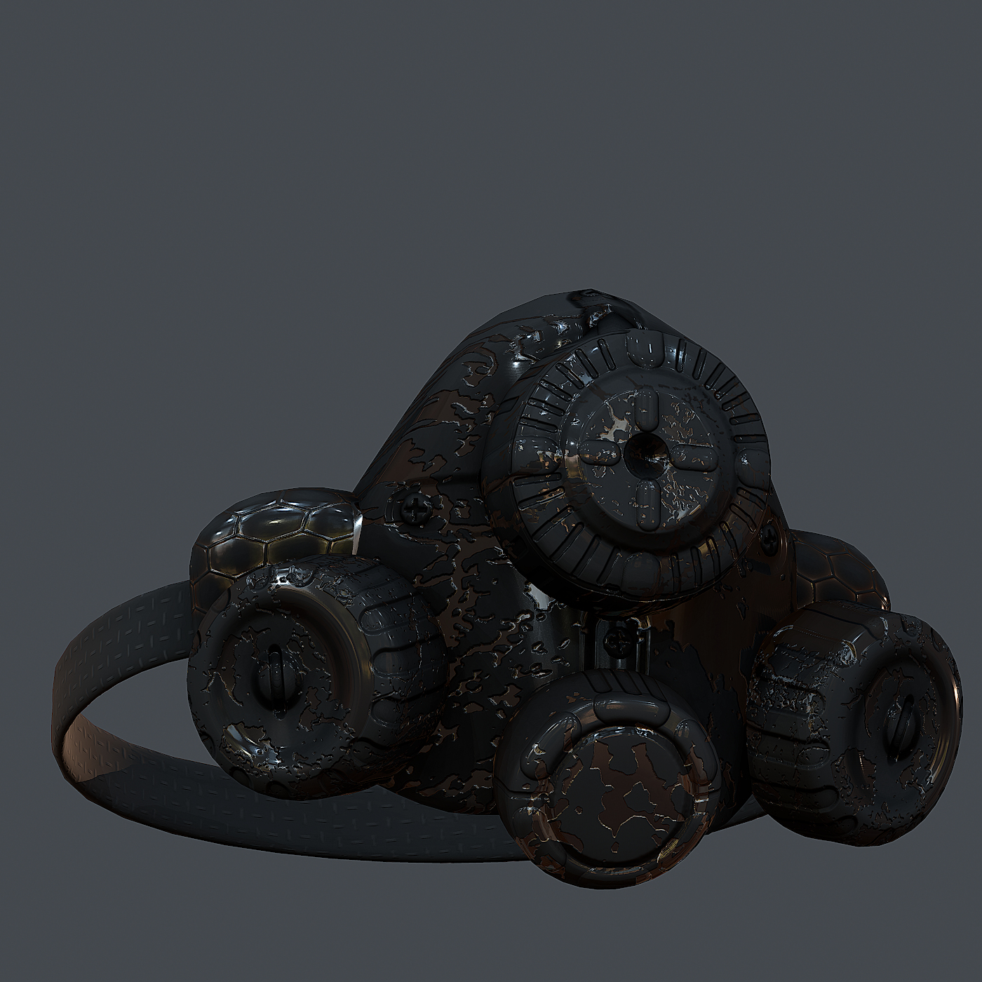 Gas mask 3D model - TurboSquid 1696993