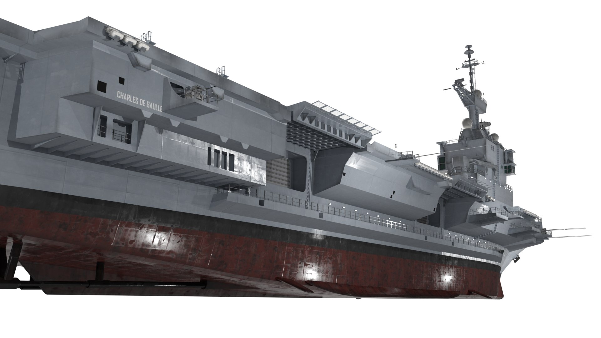 3D FS Charles De Gaulle - TurboSquid 2389784