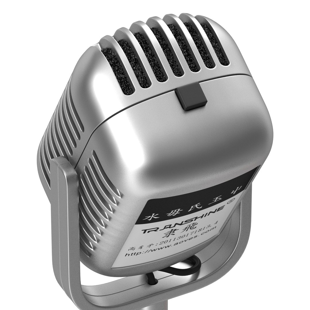 3d Model Classic Studio Microphone 3
