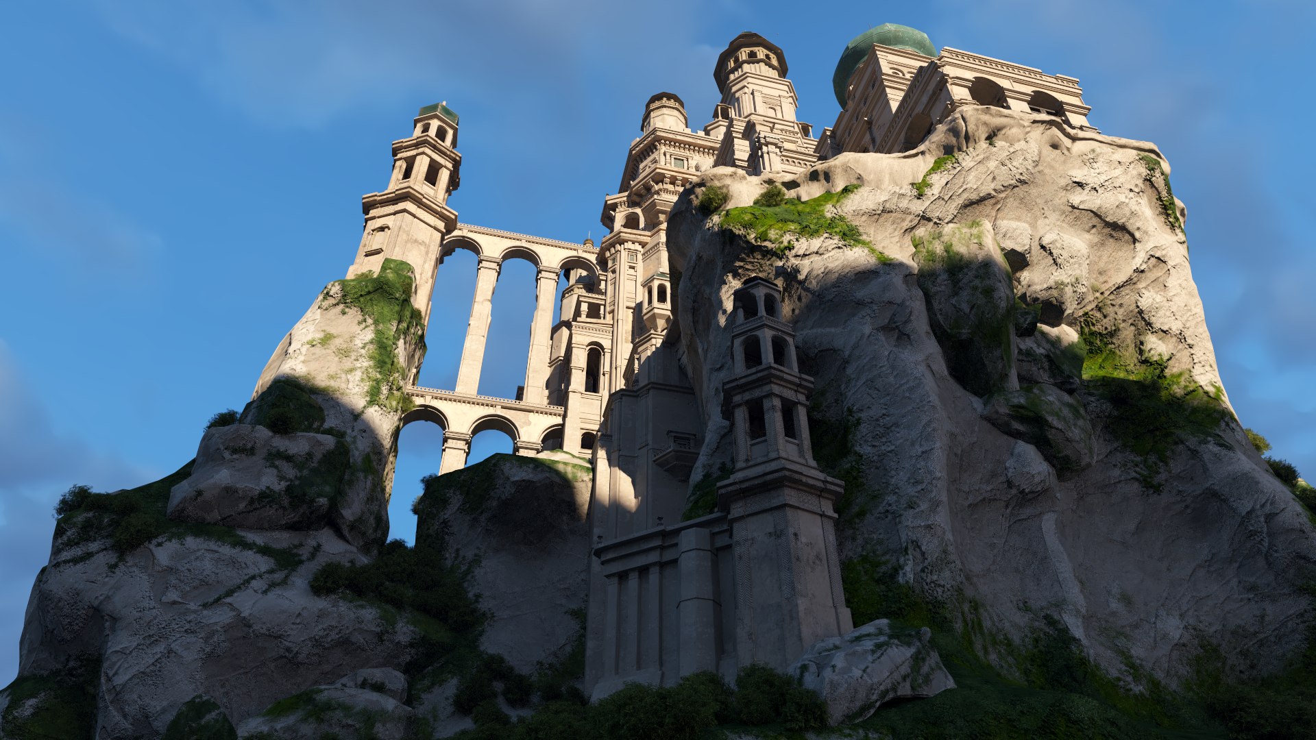 3D Abandoned Medieval City - TurboSquid 1600326