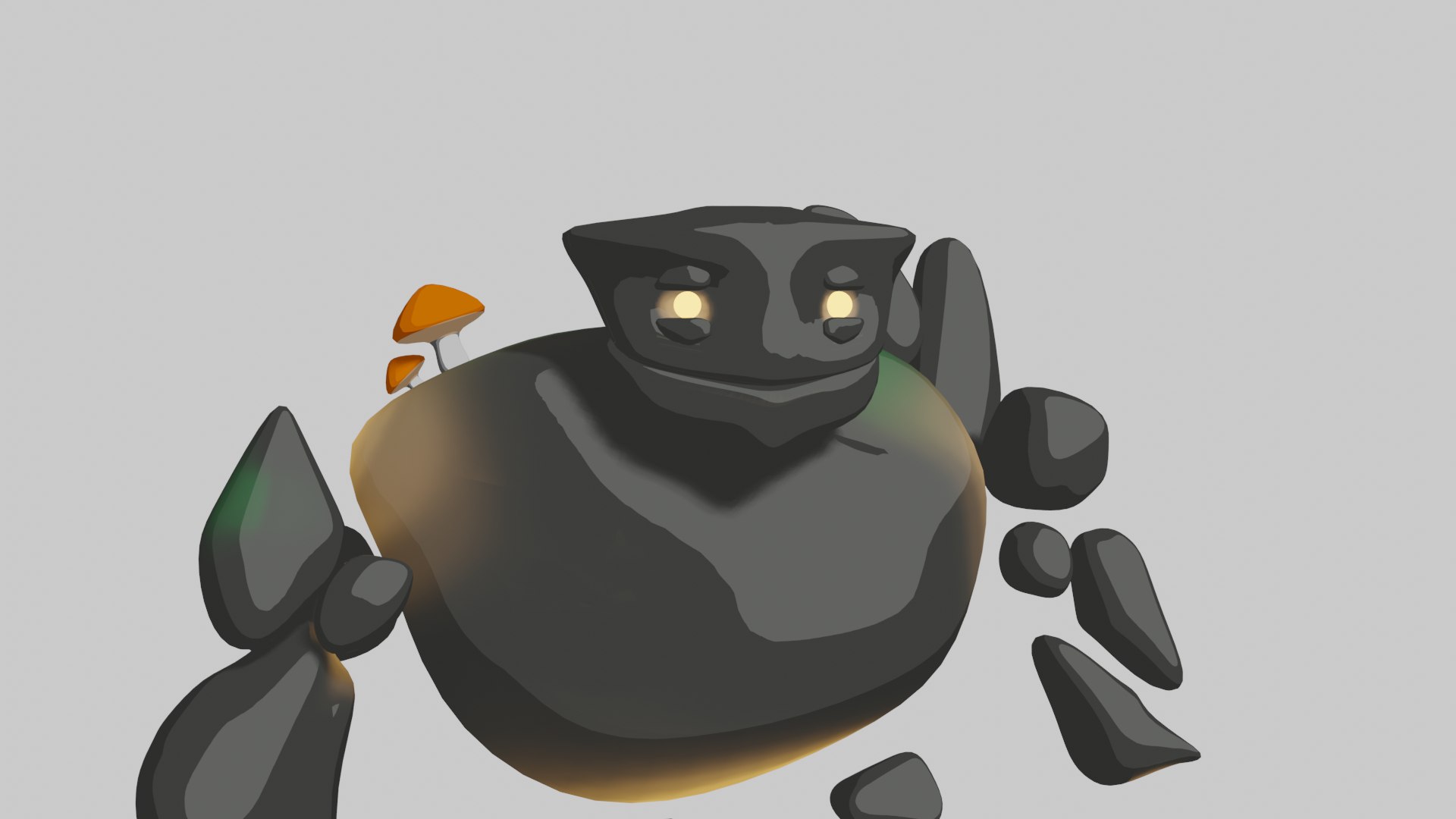 3D Stone Golem - TurboSquid 1985093