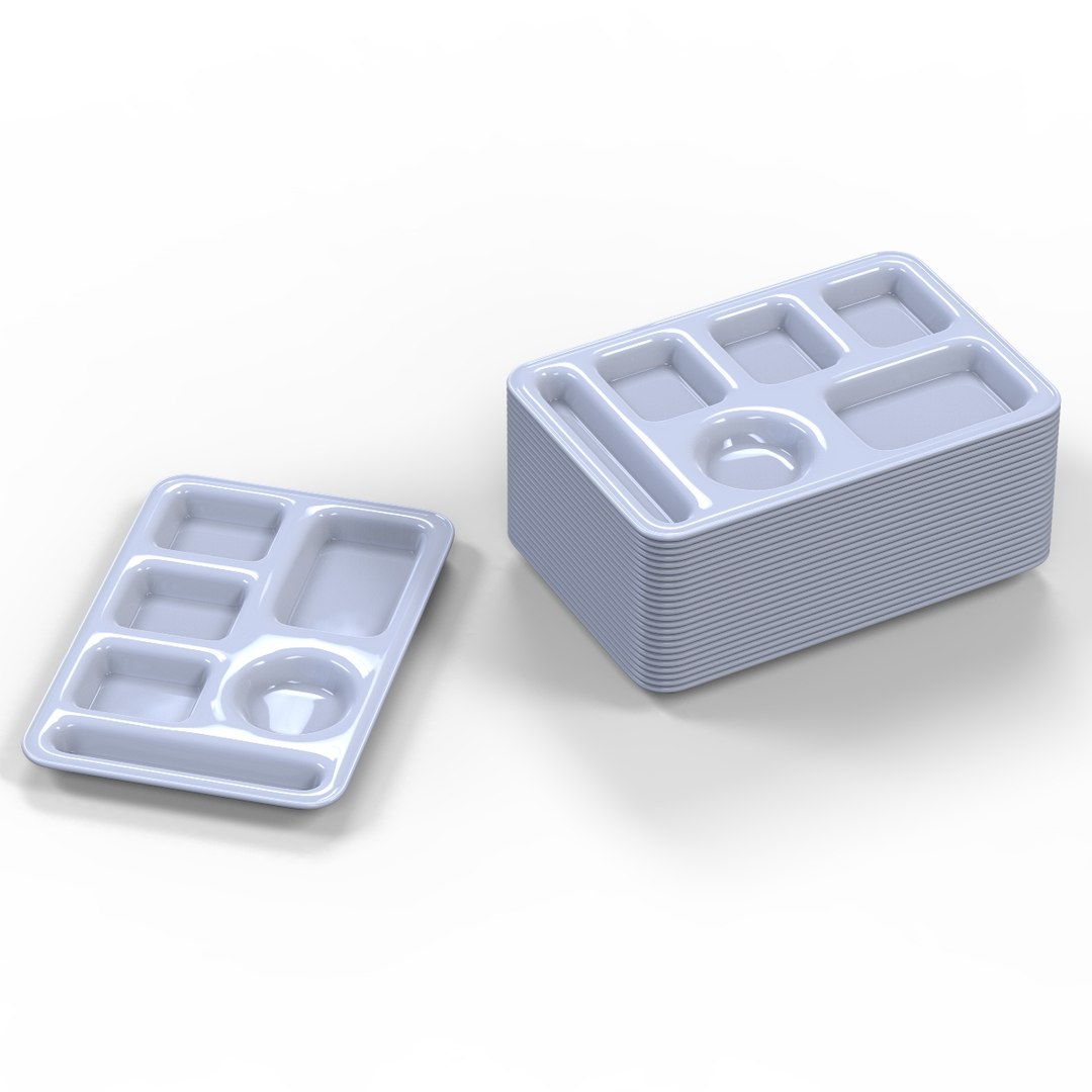 Meal Tray 3D Model - TurboSquid 1153460