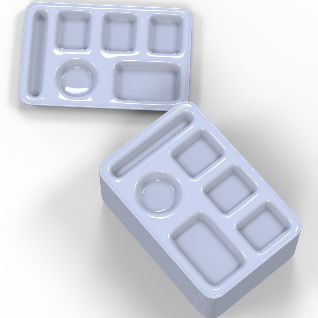 Meal Tray 3D Model - TurboSquid 1153460
