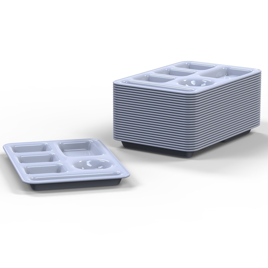 Meal Tray 3D Model - TurboSquid 1153460