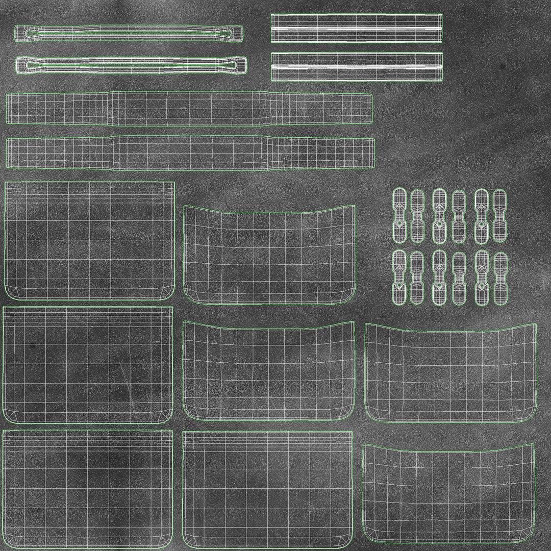 Max Photorealistic Marston Briefcase