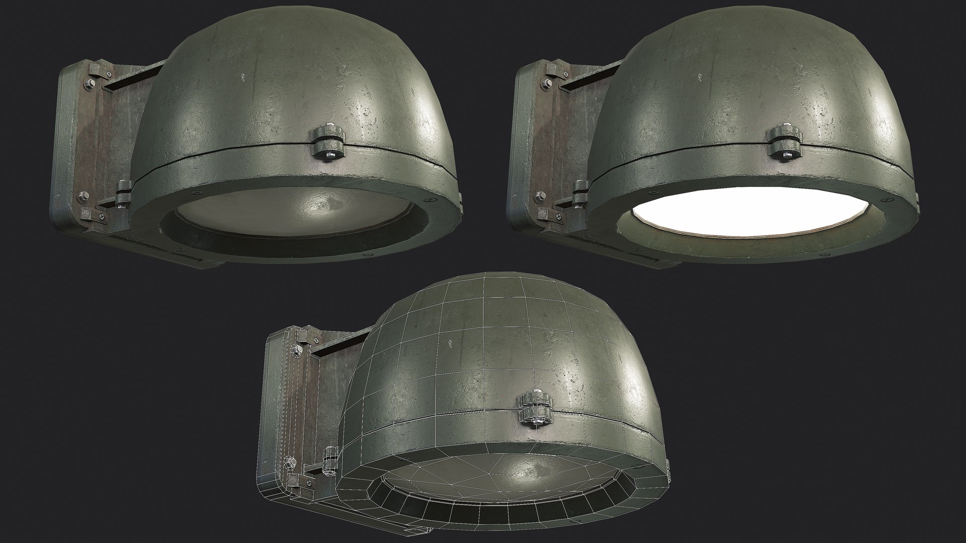 Bunker Light V9 Model - TurboSquid 2039536