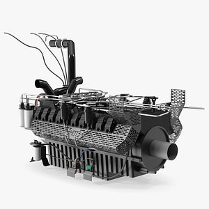3D Diesel Engine Models - Browse & Download Formats - TurboSquid
