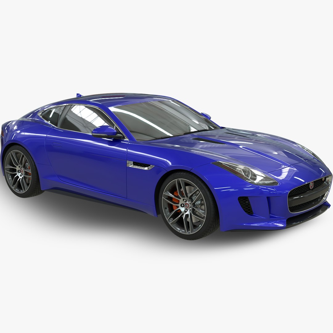 Jaguar F Type Car Model With Interior Model - TurboSquid 1798960
