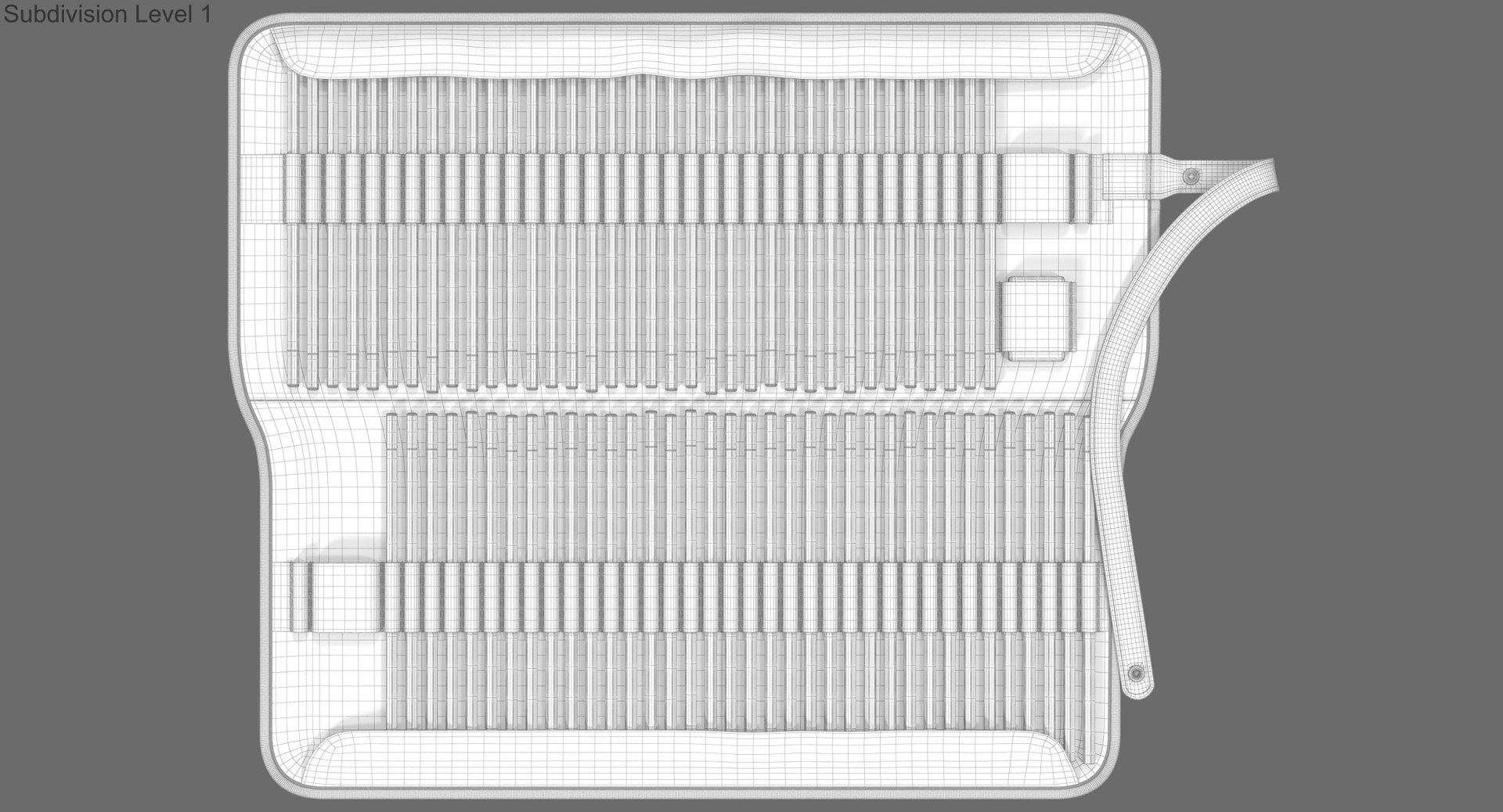 3d Model Pencil Box