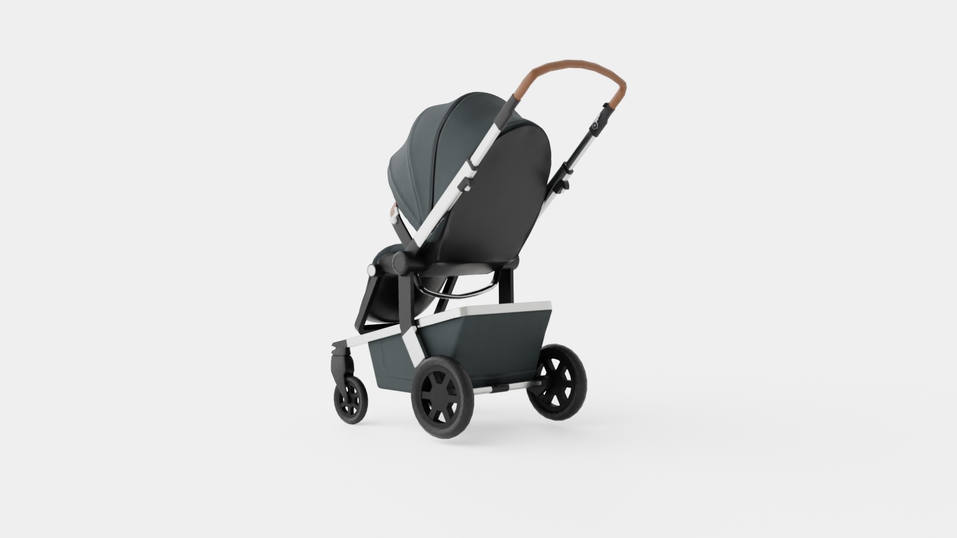 Joolz Hub Stroller Grey 3D Model - TurboSquid 2243904