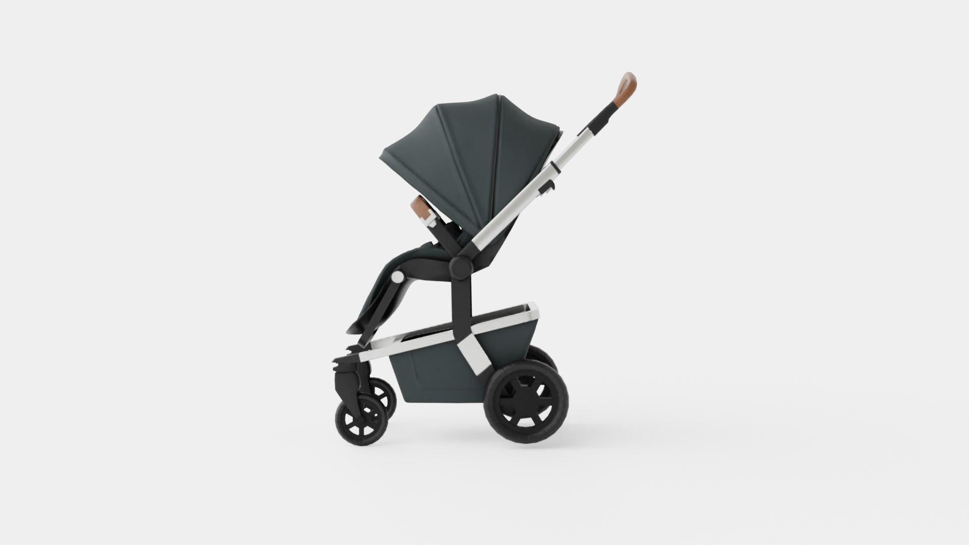 Joolz Hub Stroller Grey 3D Model - TurboSquid 2243904