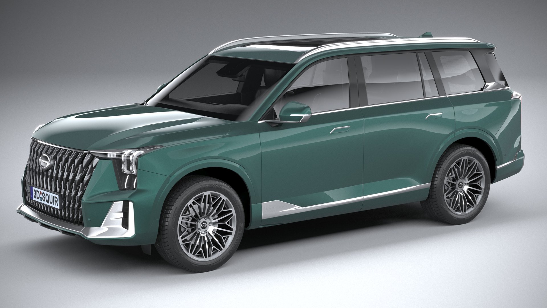 GAC Trumpchi GS8 Hybrid 2022 3D - TurboSquid 1972227