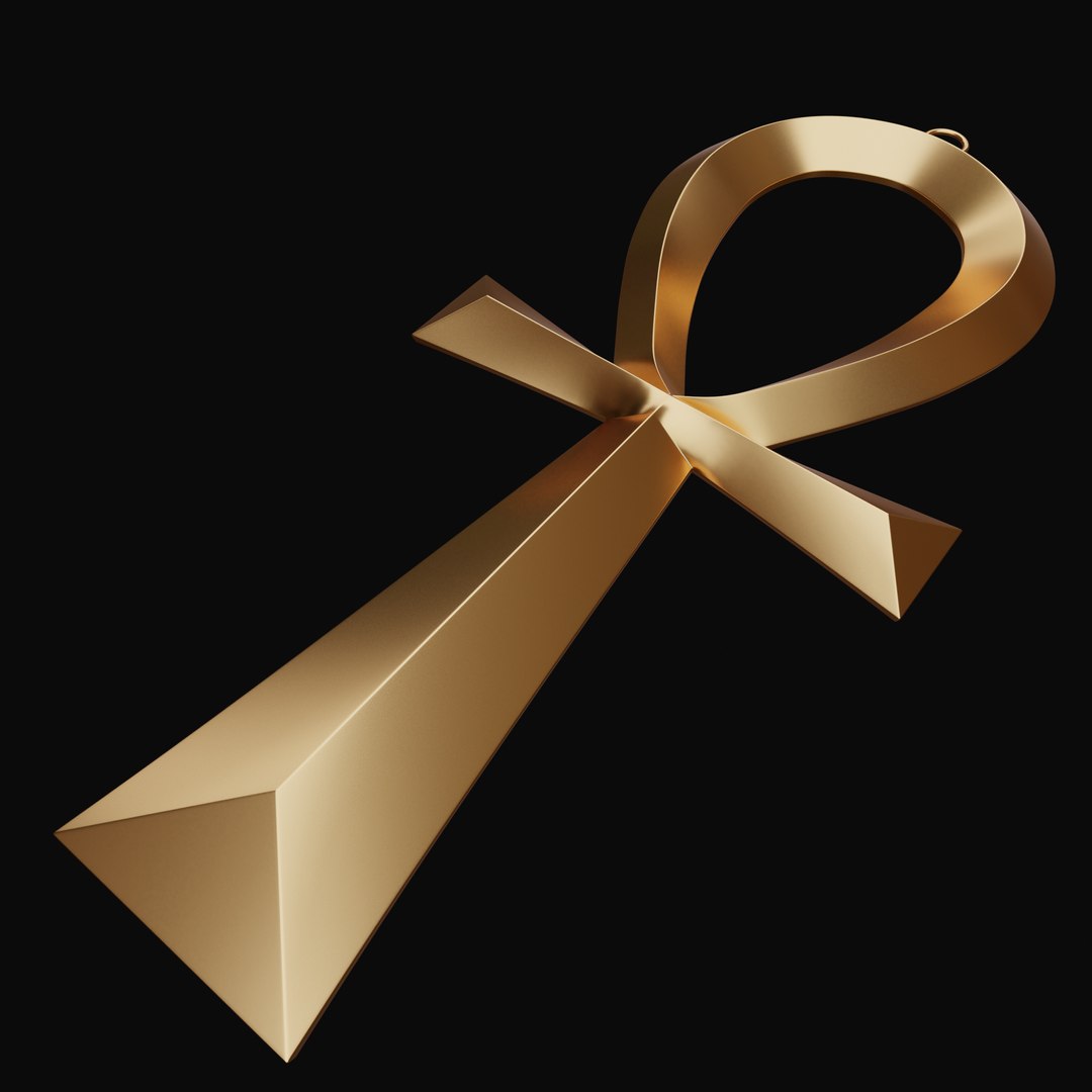 Egyptian ankh pendant print 3D - TurboSquid 1585709