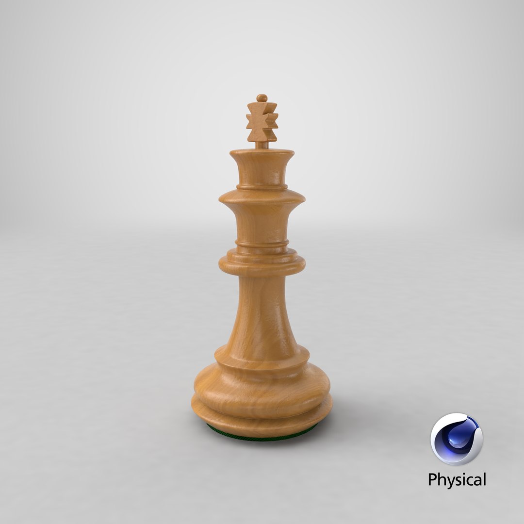 Wooden Chess King 3D Model - TurboSquid 1344687
