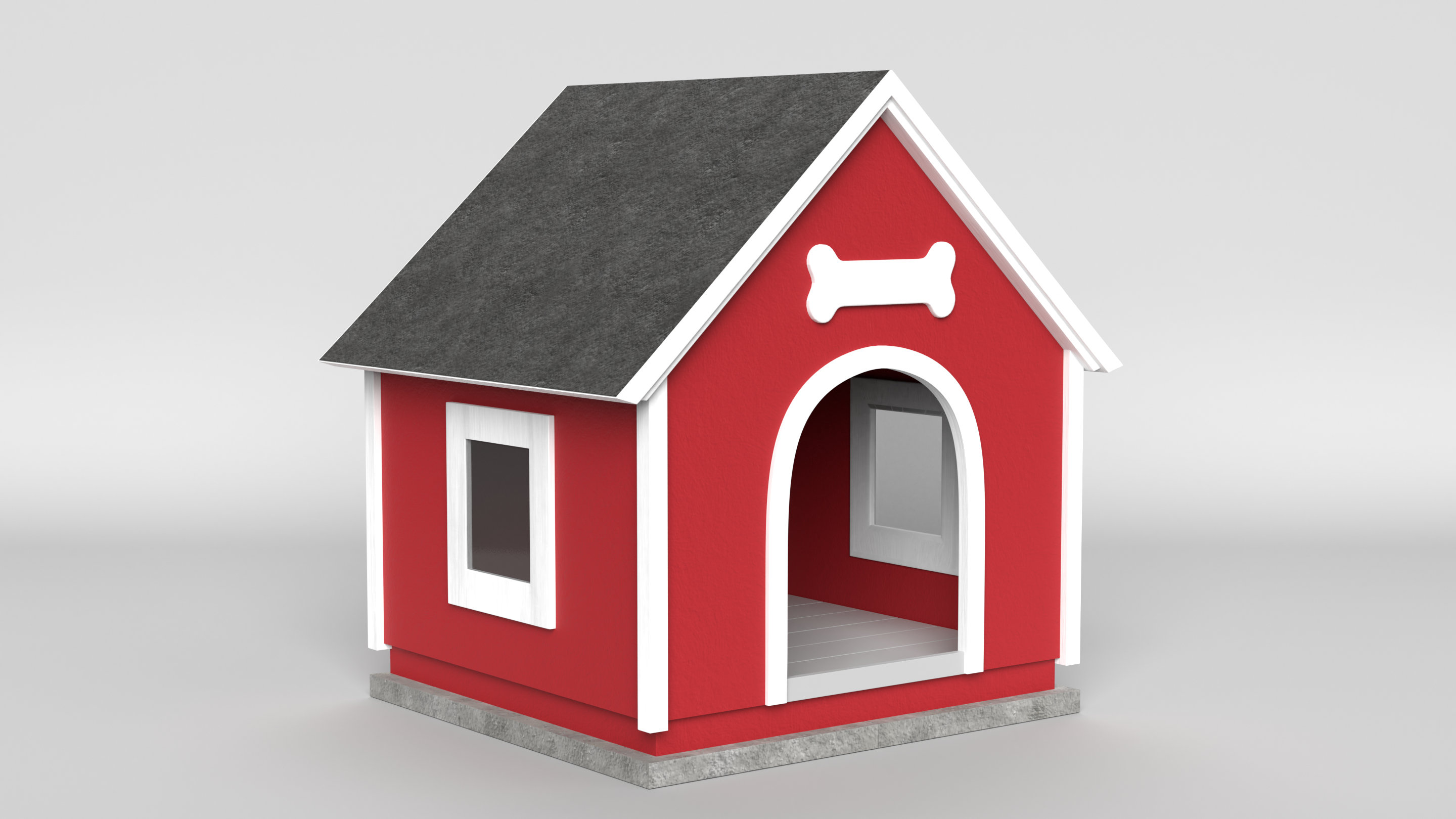 3D dog house - TurboSquid 1683711