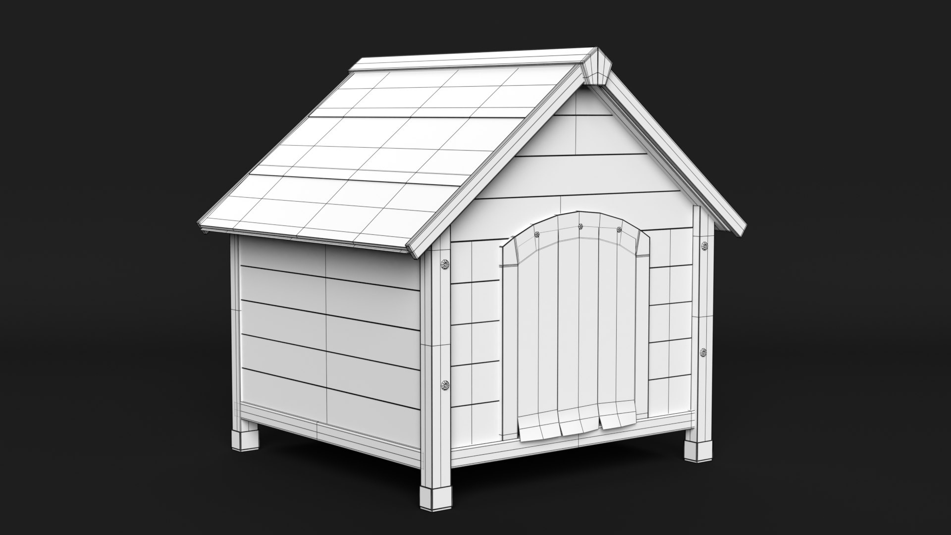 3D Dog House - TurboSquid 1683711