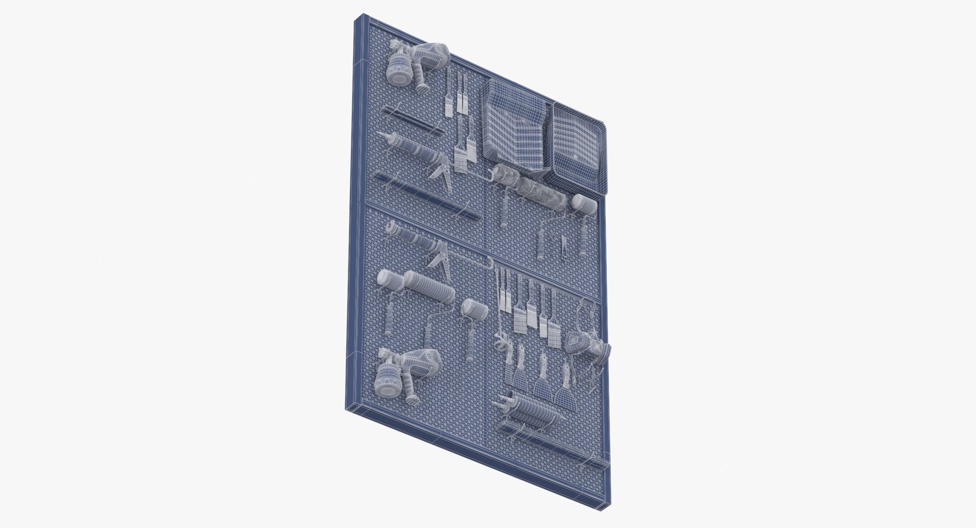 Paint Tool Wall Clean And Dirty 3D Model - TurboSquid 2250205