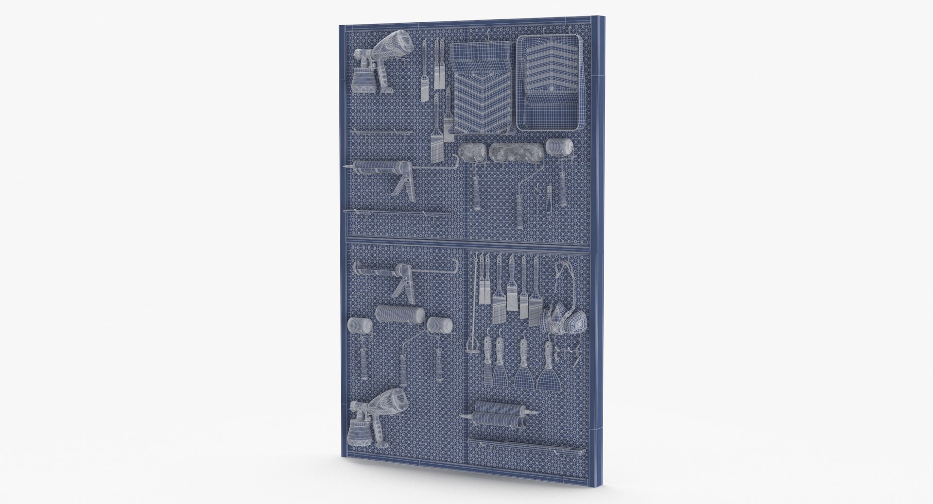 Paint Tool Wall Clean And Dirty 3D Model - TurboSquid 2250205