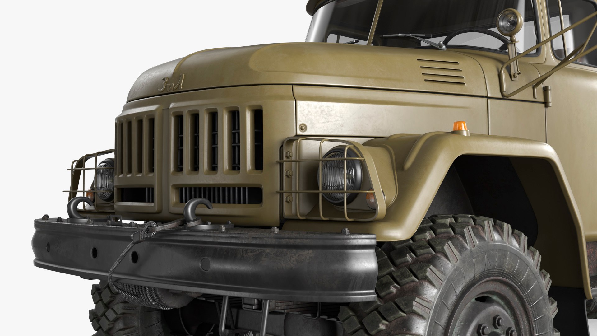 ZIL-131 Military Chassis Truck 3D - TurboSquid 2468490