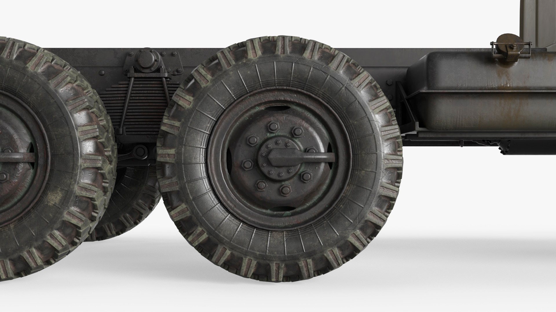 ZIL-131 Military Chassis Truck 3D - TurboSquid 2468490