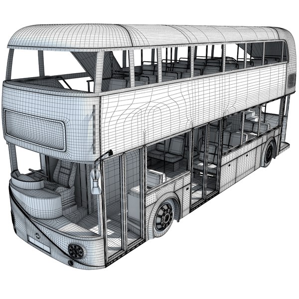 3d london bus model