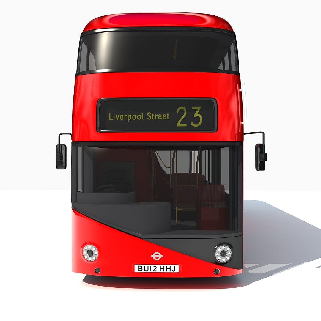 3d london bus model