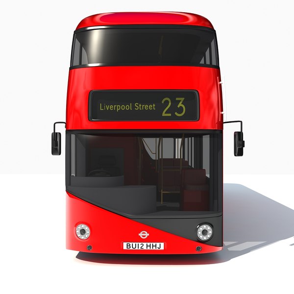 3d london bus model