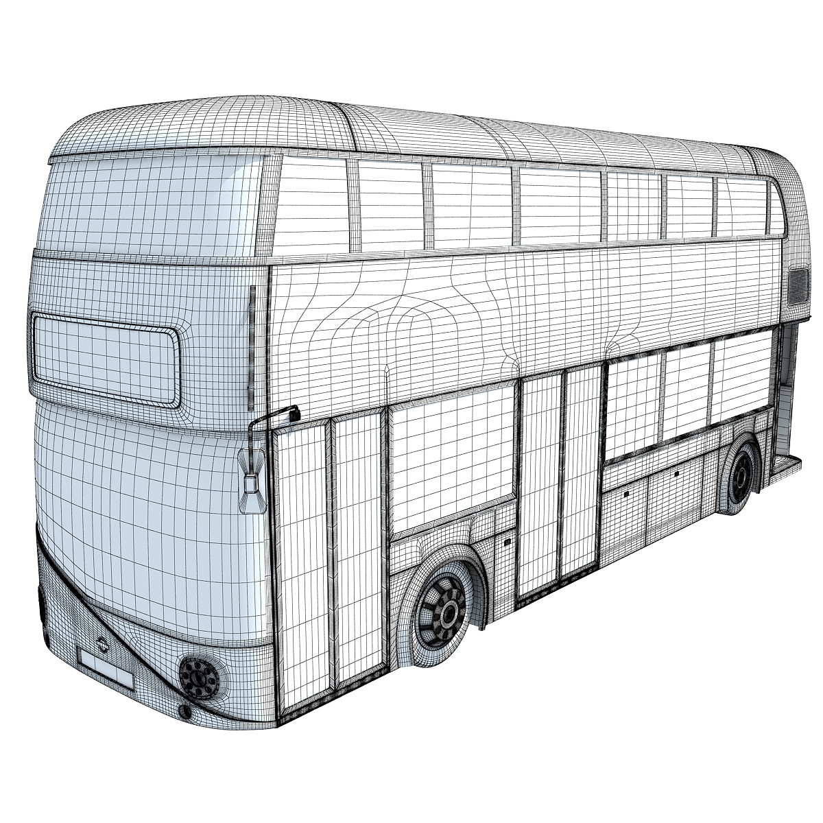 3d london bus model
