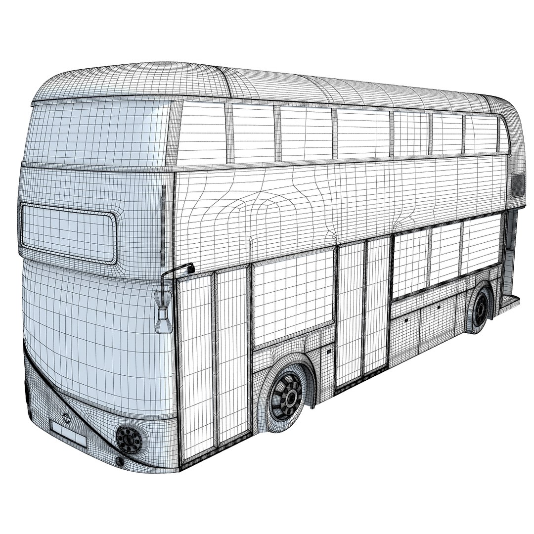 3d london bus model