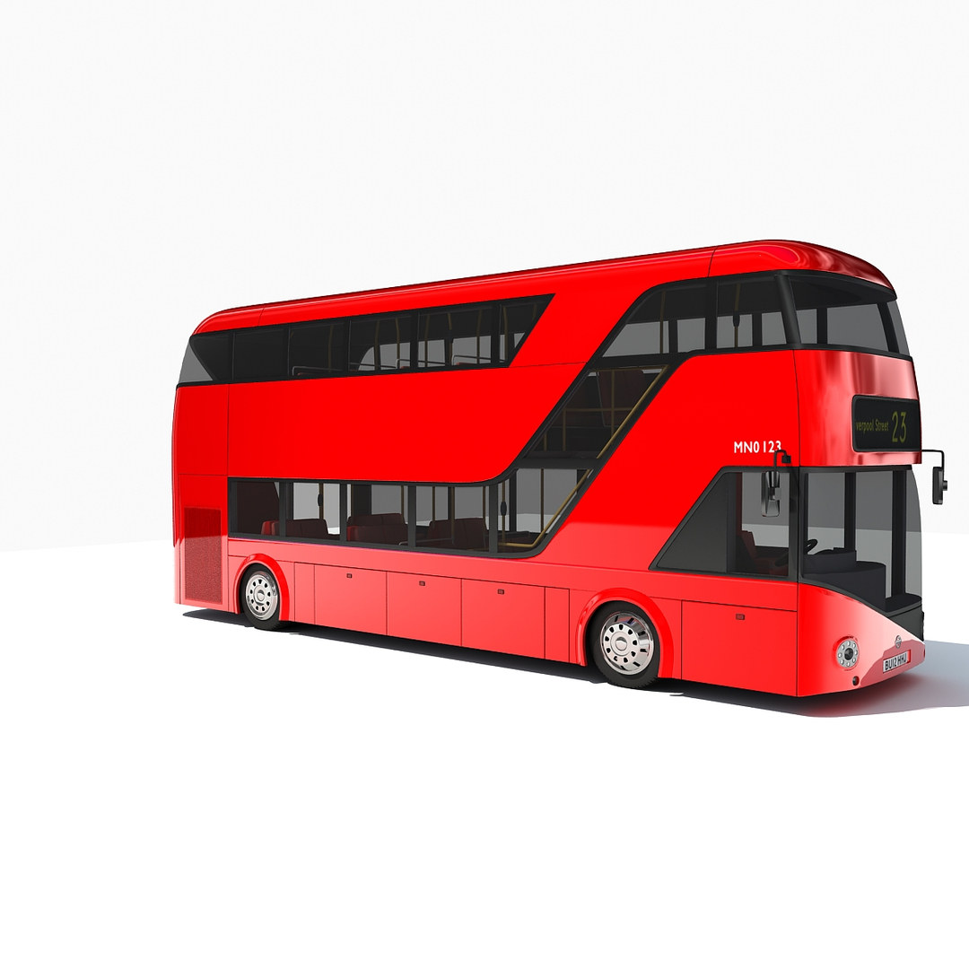 3d london bus model