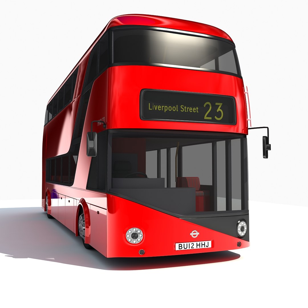 3d london bus model