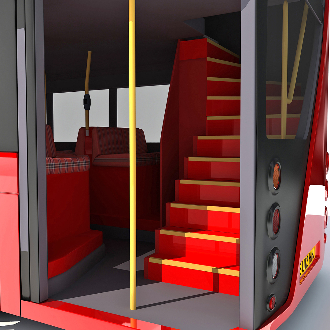3d london bus model