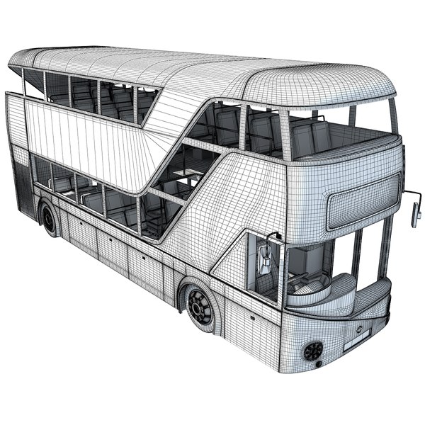 3d london bus model
