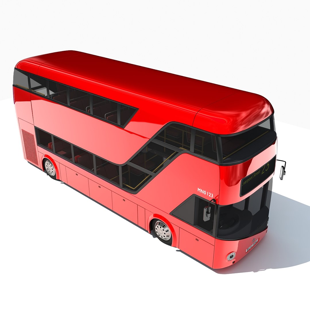 3d london bus model